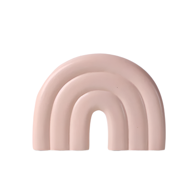 Pastel Rainbow Shape Vase | Aesthetic Roomcore