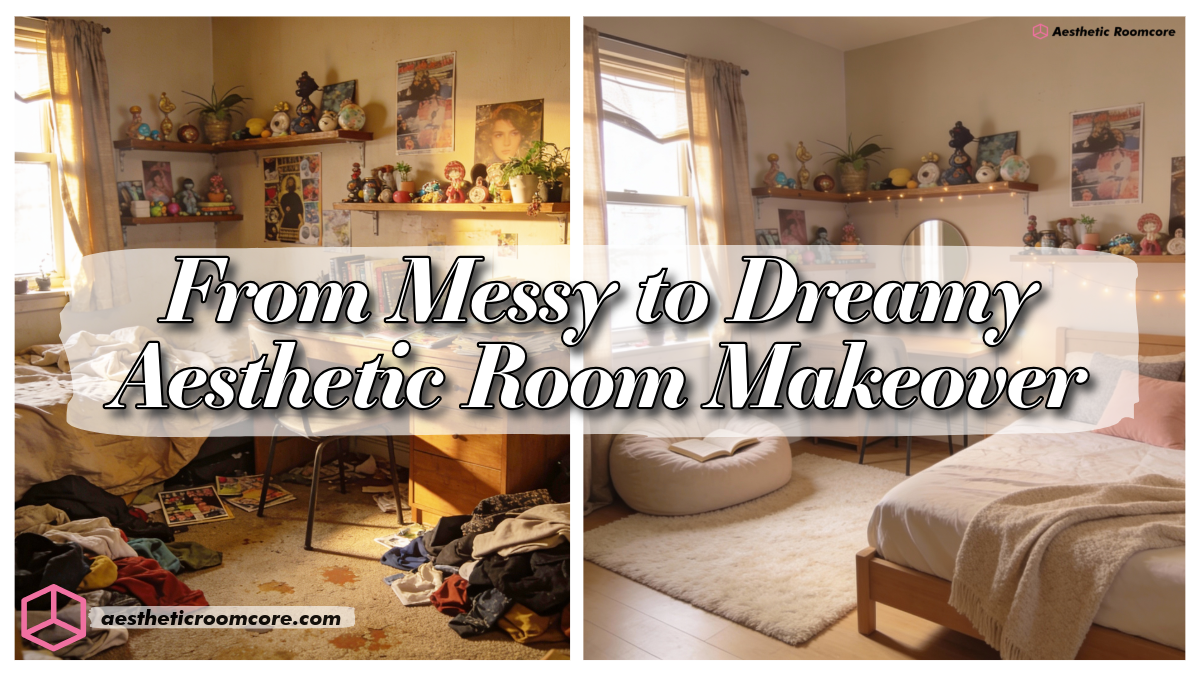 From Messy to Dreamy: Aesthetic Room Makeover | Aesthetic Roomcore