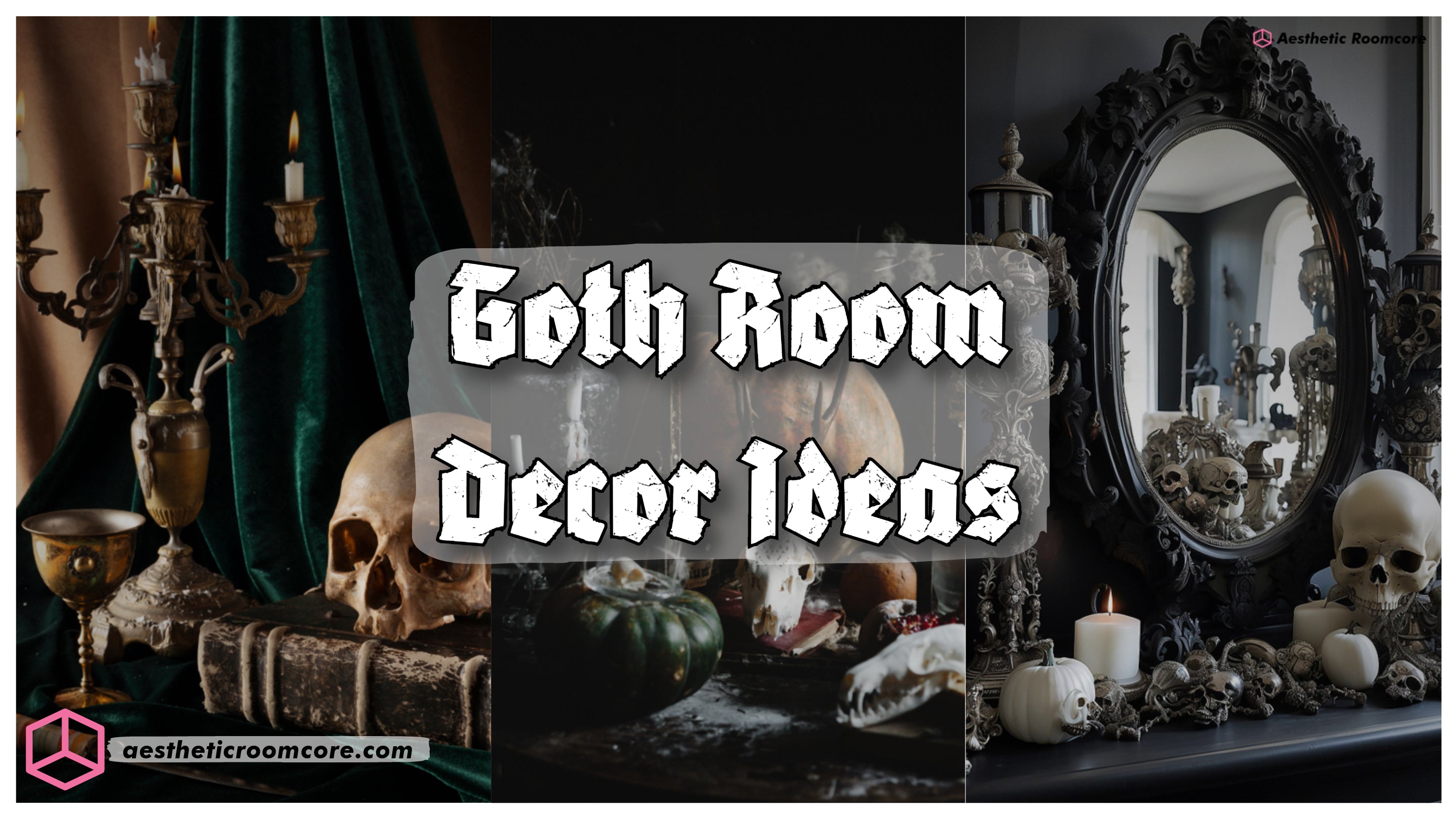 Gothic Room Decor | Goth Room Decor Ideas | Aesthetic Roomcore