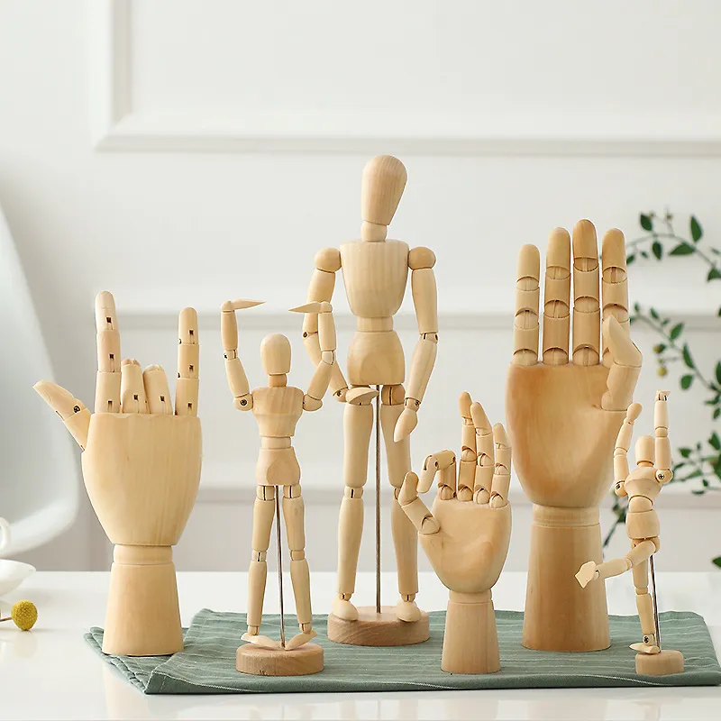 Artsy Wooden Figures | Aesthetic Room Decor