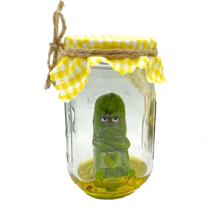 Grumpy Pickle In A Jar | Aesthetic Roomcore