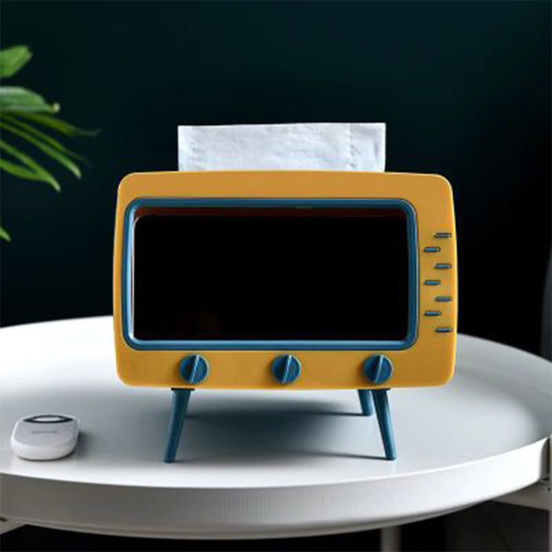 Vintage Aesthetic Room Decor | Old TV Tissue Box