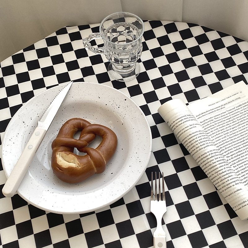 Checkered Table Cloth | Aesthetic Room Decor