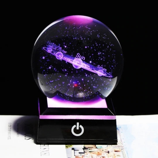 Outer Space Crystal Ball | Galaxy Room Decor