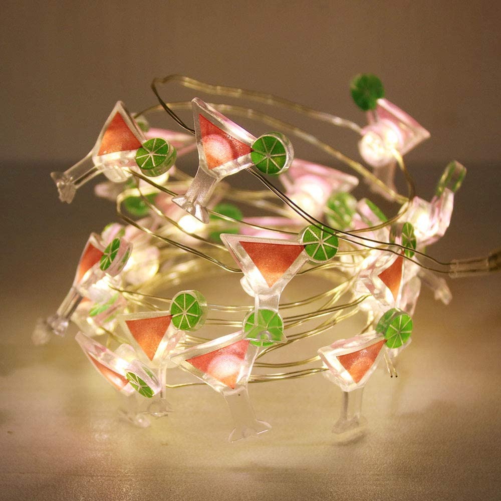 Aesthetic Room Decor | Cocktail String Lights