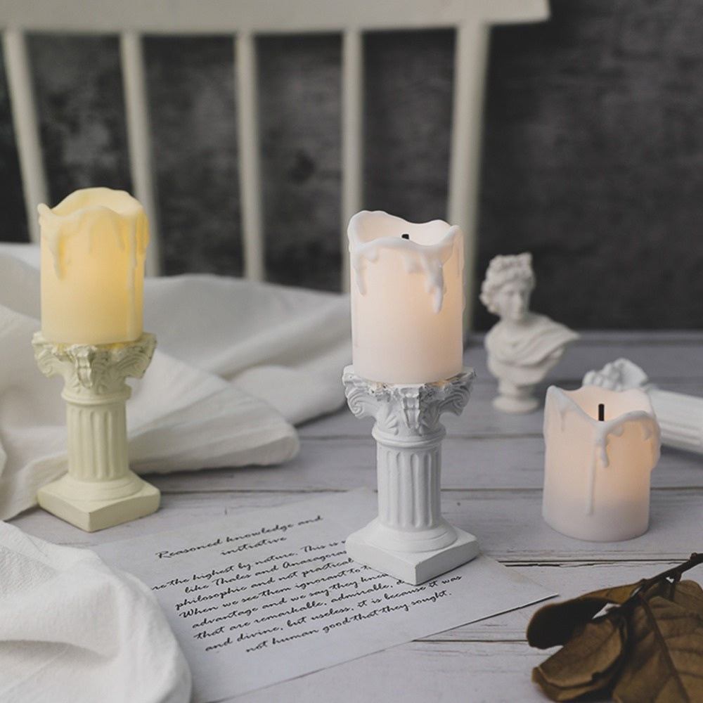 Light Academia Candle Holder | Aesthetic Room Decor